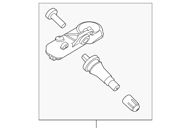 2017-2022 Ford F-350 Super Duty Tire Pressure Monitoring System (TPMS ...