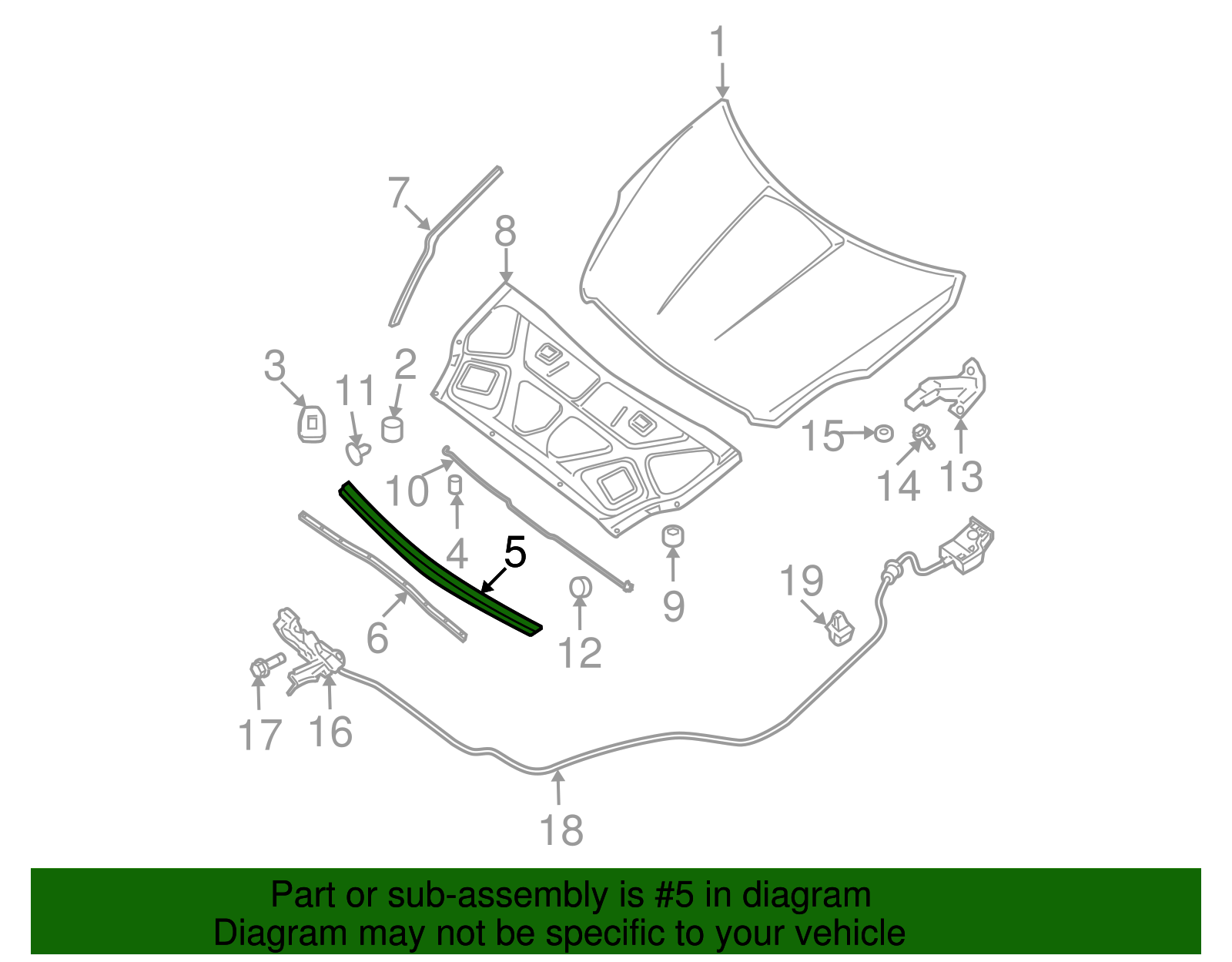 2007-2013 Nissan Altima Front Seal 65820-JA10A | Ziegler Nissan of ...
