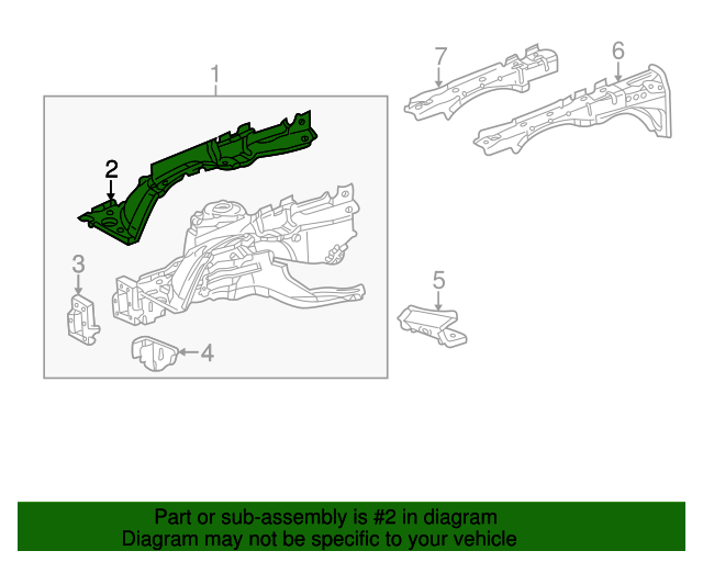230-620-25-61 - Front Section 2003-2012 Mercedes-Benz | Mercedes-Benz ...