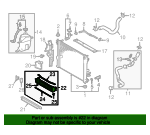 2021 Toyota Camry Radiator Shutter Assembly 53019-06010 | Toyota Parts ...