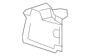 2021 Toyota Camry Air Guide Plate 16691-F0100 | Toyota Parts Center