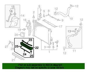 5301906010 - Radiator Shutter Assembly 2021-2023 Toyota ...