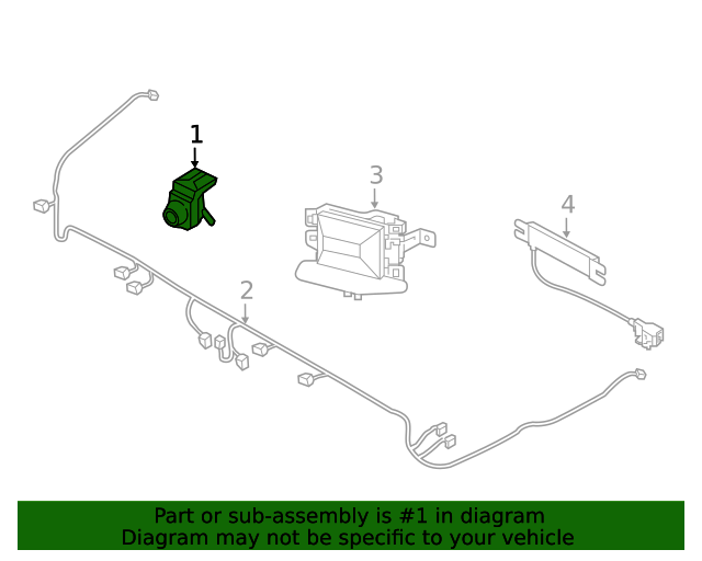 95720-G9000-Y6S - Ultrasonic Sensor Assembly-P.A.S - 2019-2020 Genesis ...