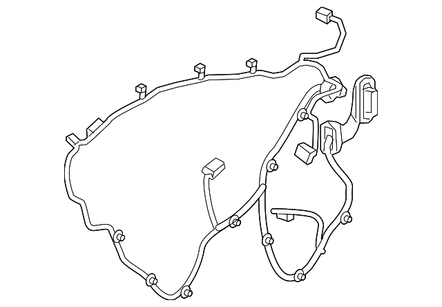 2019-2023 Chevrolet Malibu Driver Side Door Wiring Harness 84540509 ...