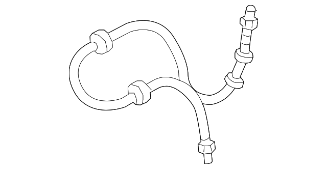 Audi OEM Brake Hose Part# 4K0-611-707-L | OEM Vehicle Parts