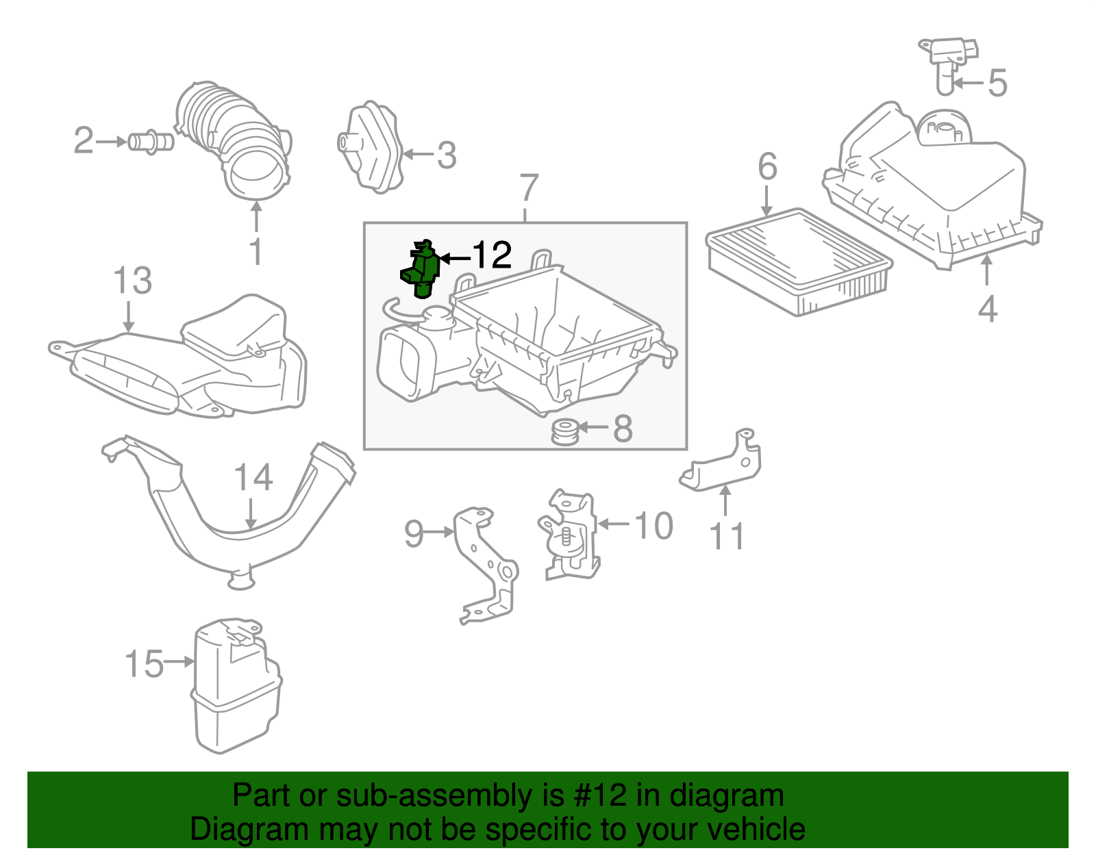 2005-2025 Toyota 2005-2024 Toyota - Vacuum Valve 90910-AC002 | Sparks Parts