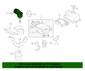 17881-0P130 - Engine Air Intake Hose 2012-2018 Toyota | AutoNation Parts
