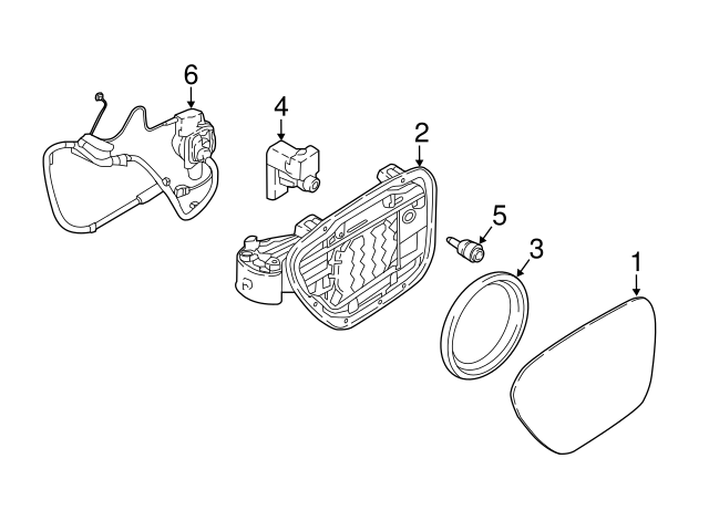 51-17-7-377-654 - Drive Motor Battery Pack Charging Port Door Latch ...