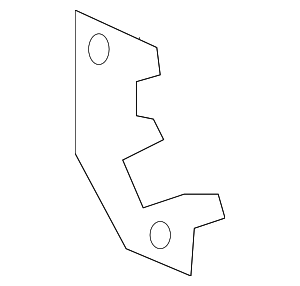 OEM 2013-2017 Honda Accord Bracket, L Front Bumper Beam Side 60935-T2A ...