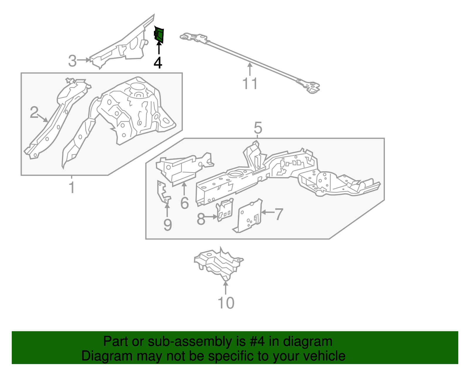 60616-T2A-A01 - Separator 2013-2017 Honda Accord | Honda Parts Online