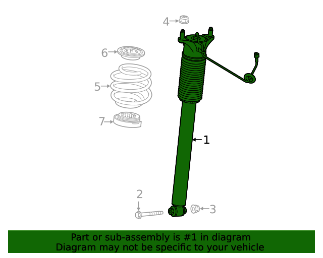 2019-2022 Mercedes-Benz A 220 Shock Absorber 177-320-61-03 ...