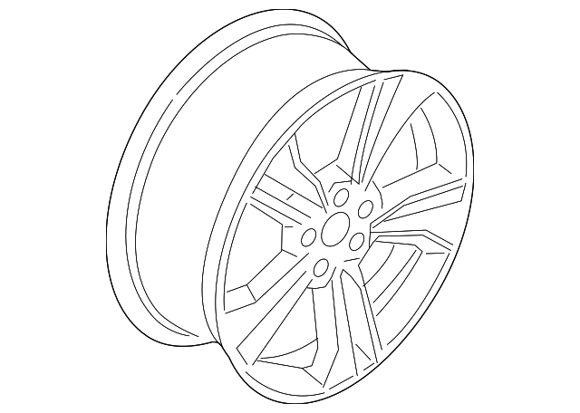 Genuine OEM Ford Part - Wheel, Alloy HS7Z-1007-F | Genuine OEM Ford ...