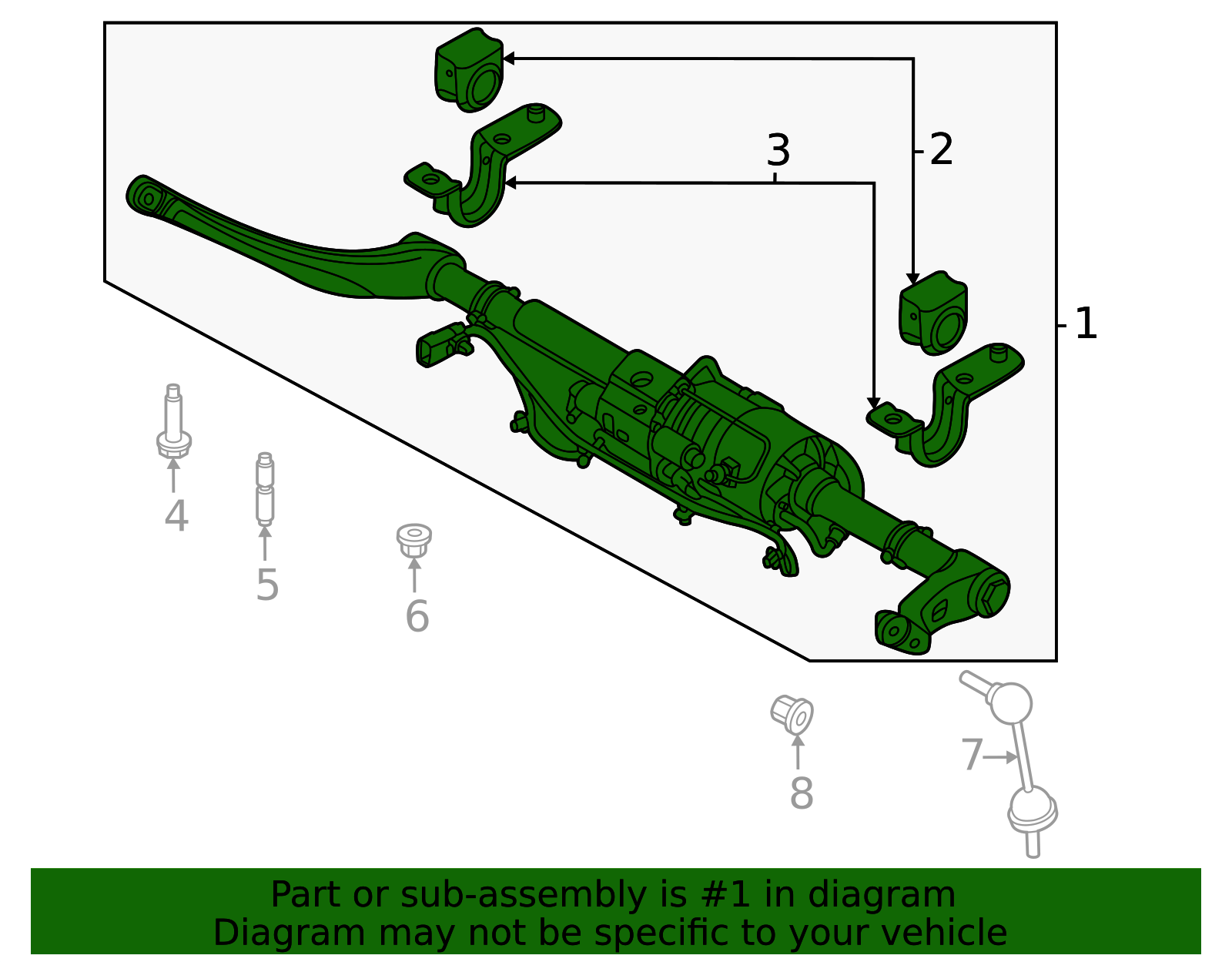 NB3Z-5482-B - 2022-2024 Ford Bronco - Stabilizer Bar | My Ford Parts