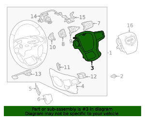 84881324 - Steering Wheel Trim Spoke Cover Applique 2019-2024 GM ...