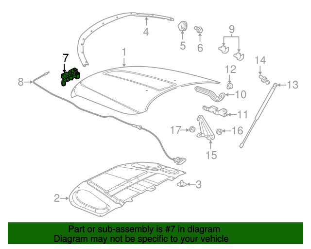 2016-2019 Mopar Latch 68249962AA | TascaParts.com