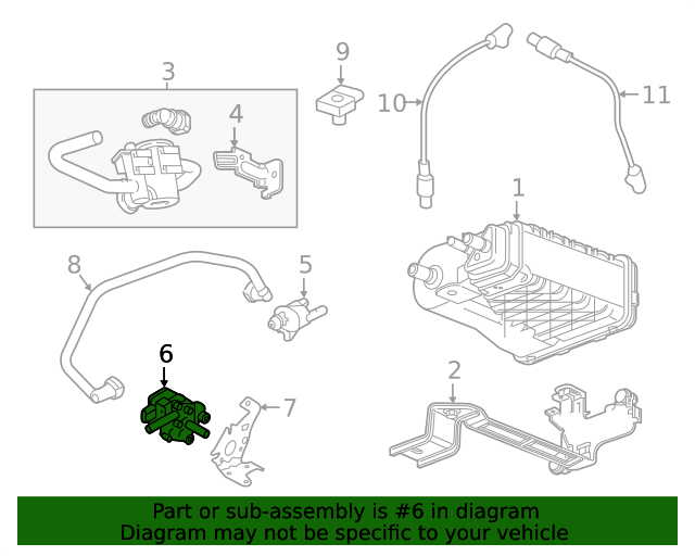 2019-2024 GM Emission Canister Purge Pump 12734329 | GM Parts Center