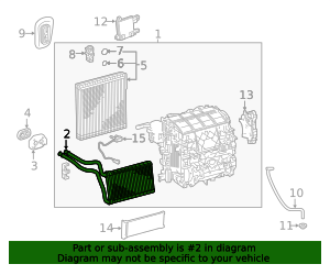 2020-2021 Toyota Corolla Heater Core 87107-02370 | OEM Parts Online