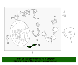 Heated Steering Wheel Module 84686381 | GMPartsDirect.com