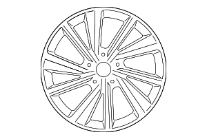 Hyundai - 52910-CL110 - Wheel, Alloy - 2021-2023 Hyundai Santa Fe | OEM ...