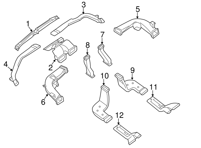2013-2019 Nissan Sentra Air Distributor 27860-3SH1A | QuirkParts