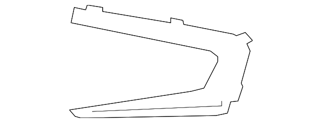 2016-2018 Chevrolet Malibu Passenger Side Front Fog Lamp Opening Insert ...