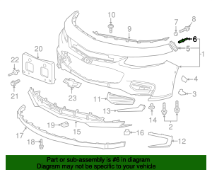 2012-2020 GM Outer Reinforced Rivet 92139150 | TascaParts.com