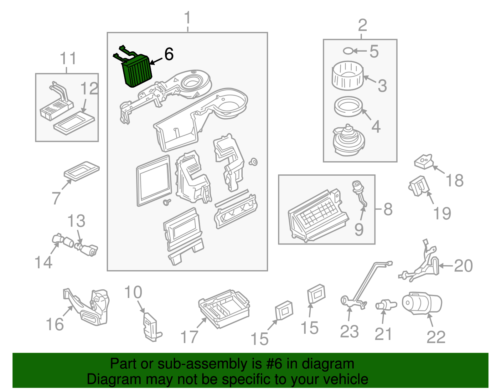 2L2Z-19860-AA - Evaporator Core | My Ford Parts