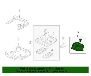 2007-2012 Acura RDX Sunroof Switch 35830-STK-003ZA | OEM Parts Online