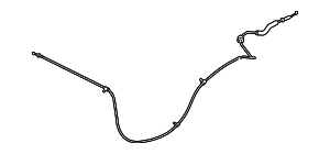 2013-2024 Nissan LEAF Release Cable 65620-3NF0A | OEM Parts Online