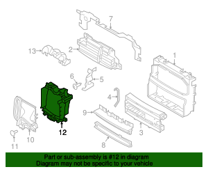 Genuine OEM Rear Deflector Part# LR124851 Fits 2013-2023 Land Rover: Up ...