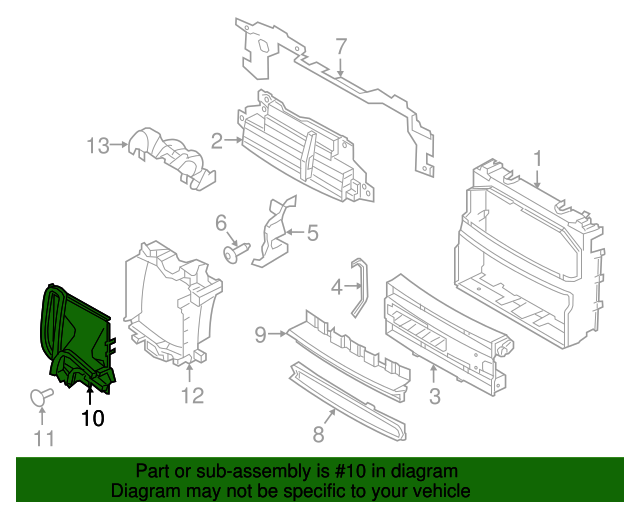 Genuine OEM Front Deflector Part# LR124961 Fits 2017-2023 Land Rover ...