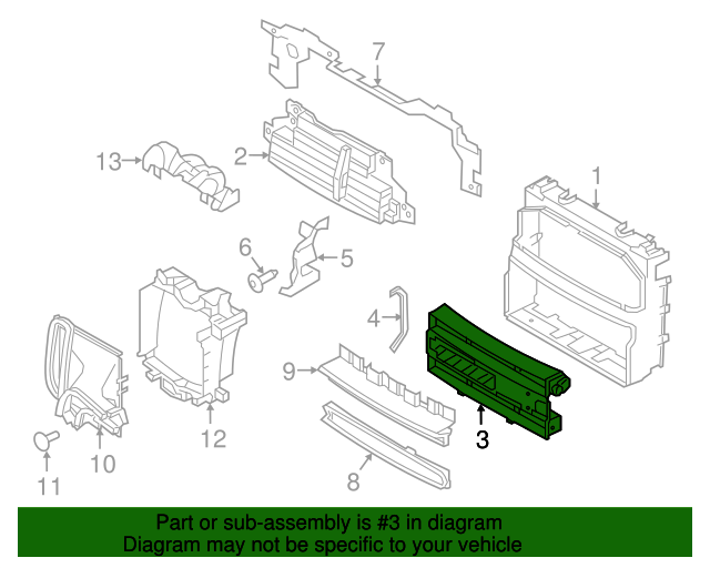 Genuine Radiator Shutter Assembly for 2020-2021 Land Rover Discovery ...