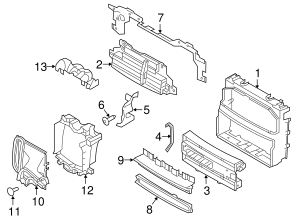LR082886 - Air Deflector - 2017-2020 Land Rover Discovery | Land Rover ...