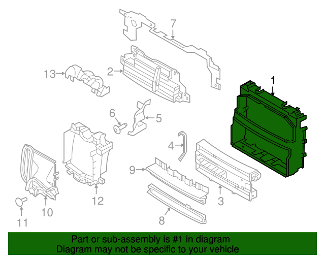 Genuine OEM Deflector Assembly Part# LR119550 Fits 2017-2023 Land Rover ...