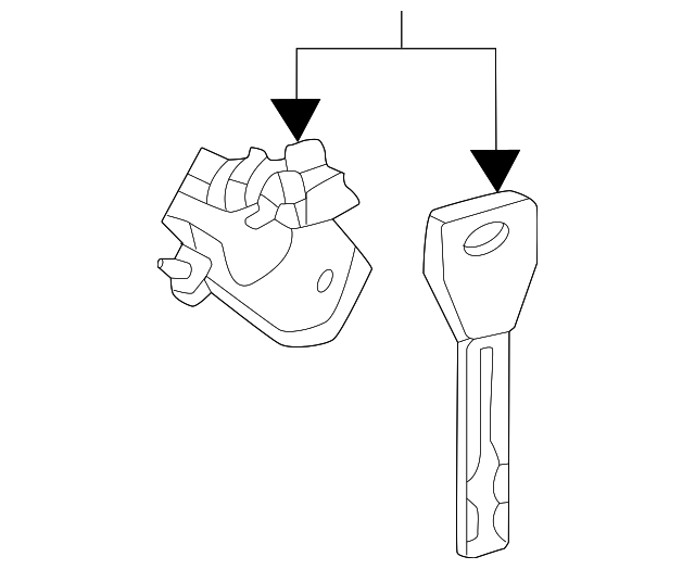 2021-2024 Toyota Mirai Cylinder & Keys 69055-62020 | Toyota Parts Center