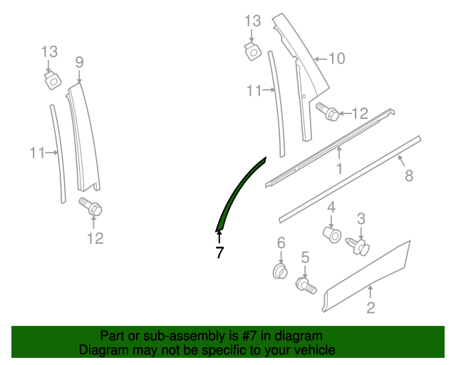 2011-2018 Porsche Cayenne Flare 958-559-709-00-9B9 | Sunset Porsche Parts