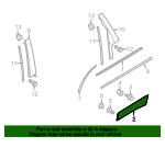 2011-2018 Porsche Cayenne Lower Molding 958-559-789-00-G2X | Sunset Porsche Parts