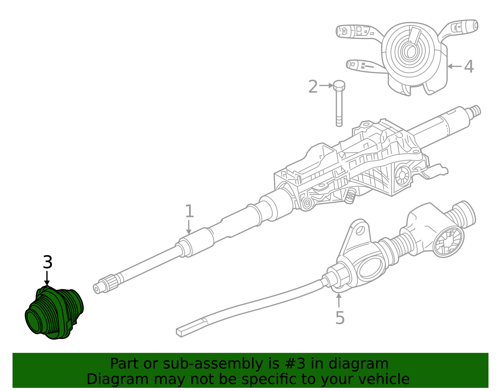 2015-2025 Mercedes-Benz Steering Coupling Boot 205-460-10-01 | Retail ...