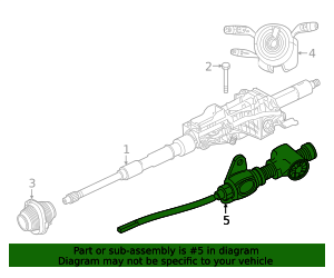 2054603803 - Steering Column Tilt Motor 2006-2024 Mercedes-Benz ...