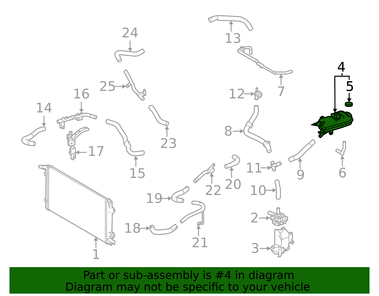 2016-2020 Toyota Mirai Reservoir Tank G91H0-62011 | Toyota Parts Center