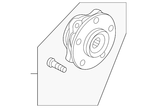 MR594979 - Hub & Bearing 2008-2015 Mitsubishi Lancer | Mitsubishi ...