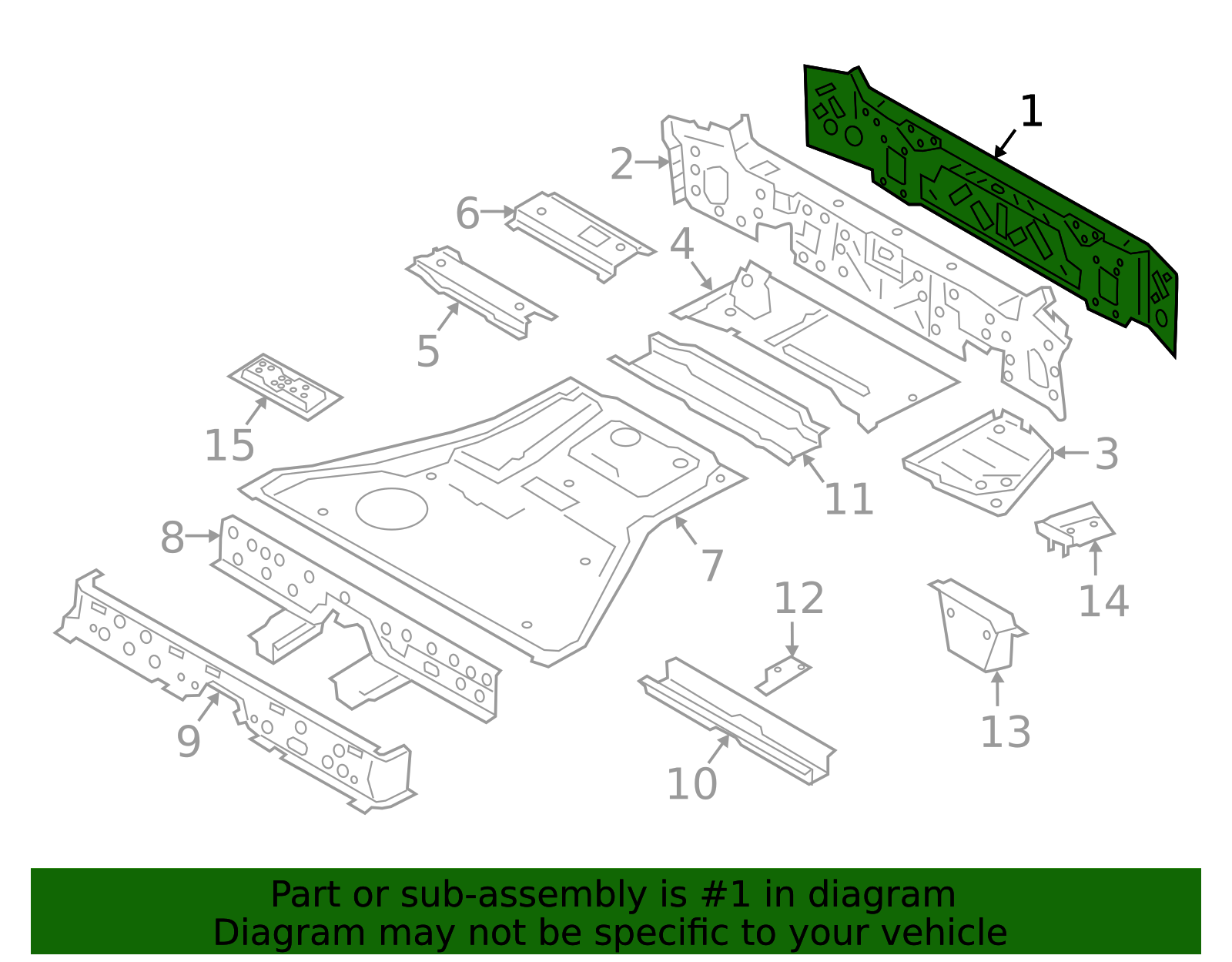 41007947332 - 2019-2024 BMW X5 Rear Body Panel (41-00-7-947-332) | BMW ...