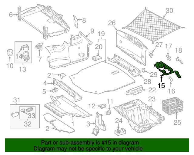 205-690-32-06-64 - Upper Trim 2017-2020 Mercedes-Benz | Mercedes-Benz ...