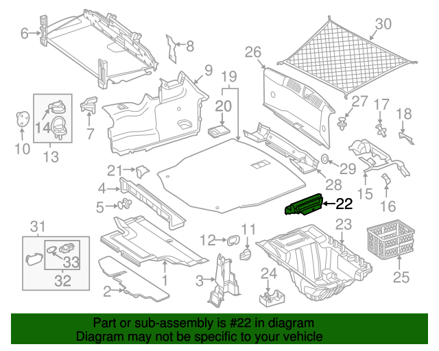 205-693-21-00 - Side Support 2017-2023 Mercedes-Benz | Mercedes-Benz ...