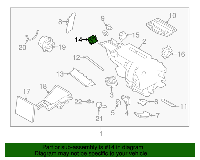 Genuine OEM Ford Part - Adjust Motor BE8Z-19E616-A | Genuine OEM Ford ...