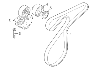 11-28-8-573-253 - Ribbed v-belt 2014-2019 Mini | AutoNationParts.com
