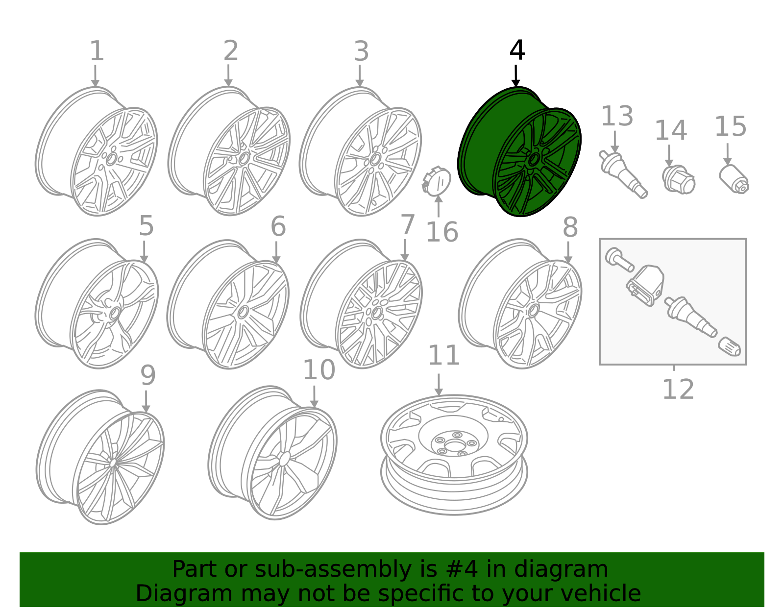 KR3Z-1007-C - 2019-2020 Ford Mustang - Wheel, Alloy | My Ford Parts
