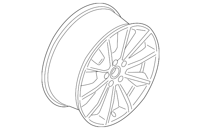 Genuine OEM Ford Part - Wheel, Alloy FR3Z-1007-L | Genuine OEM Ford ...