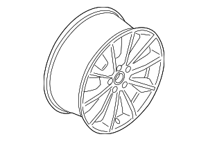 Genuine OEM Ford Part - Wheel, Alloy FR3Z-1007-L | Genuine OEM Ford ...