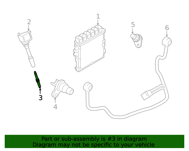 12120057704 - 2019-2022 BMW Spark Plug (12-12-0-057-704) | BMW of South ...